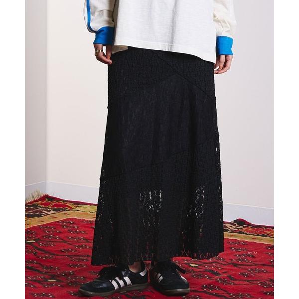 ZOZO問い合わせ番号:103585570ショップ:ROSE BUD，ローズバッドブランド:ROSE BUD，ローズバッド商品名:PATCHWORK LACE SKIRTカテゴリ:スカート>スカートブランド品番:20226103200...