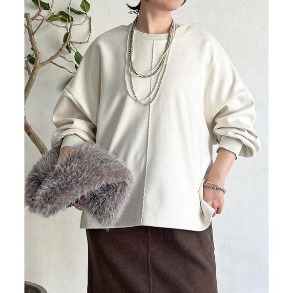 『セール実施中』ZOZO問い合わせ番号:103585756ショップ:un dix cors，アンディコールブランド:un dix cors，アンディコール商品名:バックリブラインスエードプルオーバーカテゴリ:トップス>Tシャツ/カット...