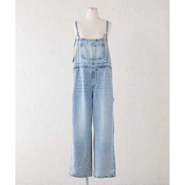 『タイムセール実施中』ZOZO問い合わせ番号:103585863ショップ:PUAL CE CIN，ピュアルセシンブランド:PUAL CE CIN，ピュアルセシン商品名:リヨセル混デニムサロペットカテゴリ:オールインワン・サロペット>サ...