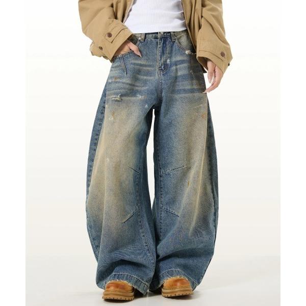 『タイムセール実施中』ZOZO問い合わせ番号:103585912ショップ:BUFFALO BOBS，バッファローボブズブランド:NEW GENTLEMAN，ニュージェントルマン商品名:デュワーズデニム ワイドバギー バルーンパンツカテゴリ:...