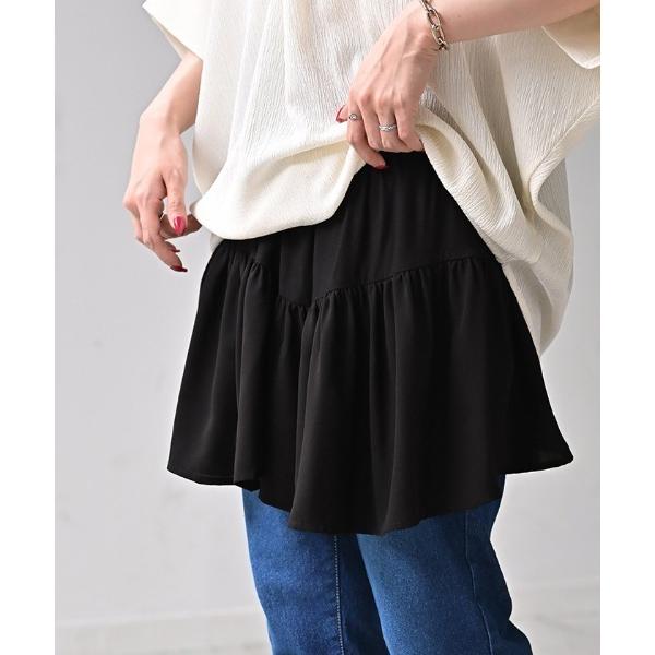 ZOZO問い合わせ番号:103586379ショップ:HUG.U，ハグユーブランド:HUG.U，ハグユー商品名:締め付けゼロ フリルつけ裾カテゴリ:トップス>その他トップスブランド品番:d587素材:本体: レーヨン95%， ポリウレタ...