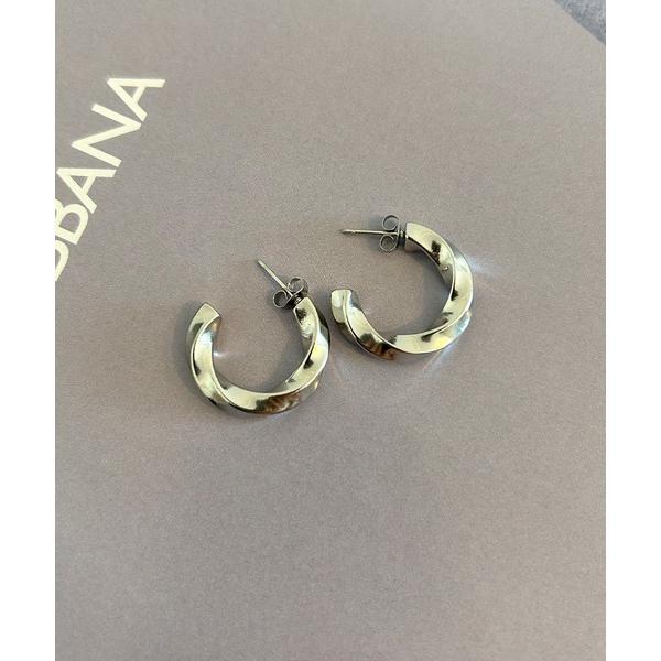 『タイムセール実施中』※このアイテムは返品・交換対象外商品です。ZOZO問い合わせ番号:103586744ショップ:BEATJIVE，ビートジャイブブランド:BEATJIVE，ビートジャイブ商品名:フープピアス ツイスト シルバー ゴールド...