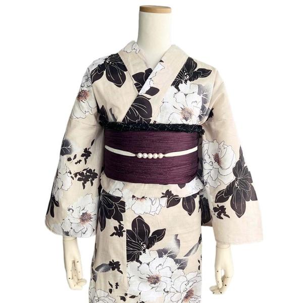 ZOZO問い合わせ番号:103588655ショップ:moment+，モーメントプラスブランド:moment+，モーメントプラス商品名:浴衣2点セット（ゆかた・帯）カテゴリ:水着/着物・浴衣>浴衣ブランド品番:mt11003素材:本体;...