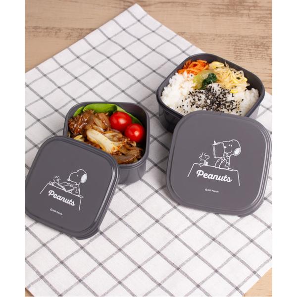 ZOZO問い合わせ番号:103588956ショップ:SiNCERE，シンシアブランド:PEANUTS，ピーナッツ，SiNCERE，シンシア商品名:〈PEANUTS/ピーナッツ〉スヌーピー ブラックシリーズ シール容器 2個セット SSP-2...