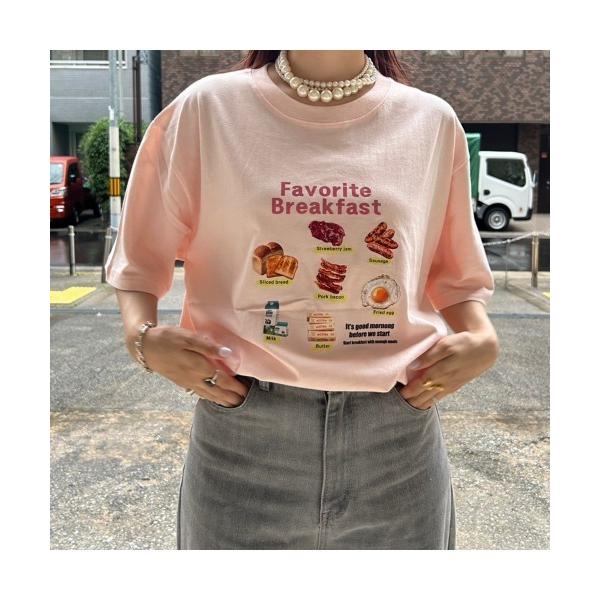 『タイムセール実施中』ZOZO問い合わせ番号:103589318ショップ:ENAF，エナフブランド:Flugge，フラッジー商品名:Break fast T-sheetカテゴリ:トップス>Tシャツ/カットソーブランド品番:FL-072...