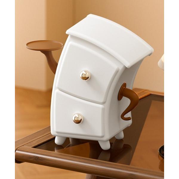 ZOZO問い合わせ番号:103589513ショップ:CERCA，チェルカブランド:Ein，アイン商品名:Ein/キャラクターチェスト ミニ卓上 キャビネットカテゴリ:インテリア>インテリア雑貨ブランド品番:ZAKK199カラー:ホワイ...