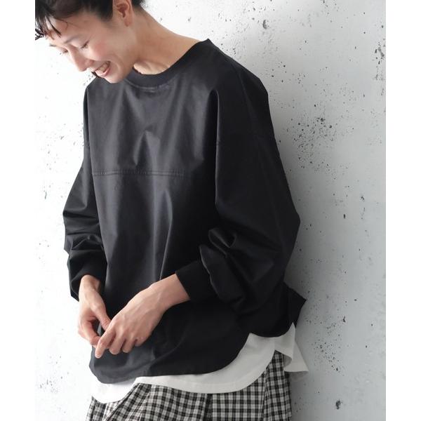 『タイムセール実施中』参考価格：9，500円発売時期：2024年12月コンディション：B（目立つ使用感なし）使用感が少ない、または気にならないアイテム全体的：汚れ、色あせ参考商品名：Tシャツ以上ブラウス未満な、長袖プルオーバー参考品番：t3...