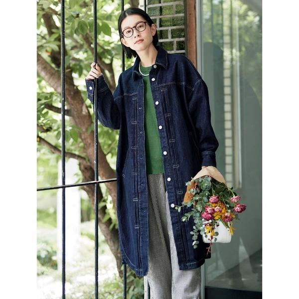 『タイムセール実施中』参考価格：8，690円発売時期：2024年09月コンディション：A（使用感なし）数回使用した程度で使用感が感じられないアイテム参考商品名：サニークラウズ　ロングジージャンコート〈レディース〉参考品番：782790【商品...