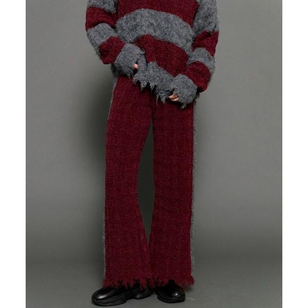 『タイムセール実施中』参考価格：17，930円発売時期：2024年09月コンディション：A（使用感なし）数回使用した程度で使用感が感じられないアイテム参考商品名：Kable Knitting Border Pants/ケーブルボーダーニット...