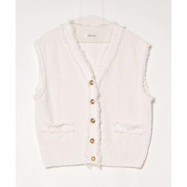 コンディション：A（使用感なし）数回使用した程度で使用感が感じられないアイテムZOZO問い合わせ番号:103601147ショップ:ZOZOUSED，ゾゾユーズドブランド:Arpege story，アルページュストーリー商品名:ニットベストカ...