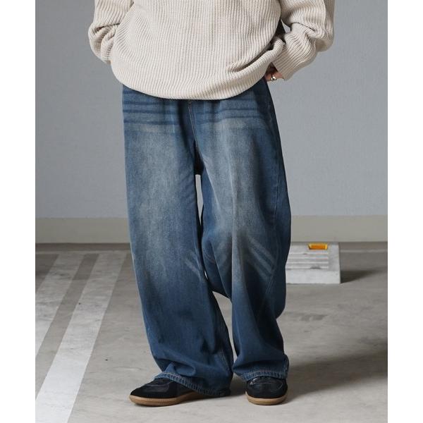 『タイムセール実施中』参考価格：6，490円発売時期：2023年08月コンディション：A（使用感なし）数回使用した程度で使用感が感じられないアイテム参考商品名：ヴィンテージメイク レトロライク カラーデニム / ベーシックツイル  デニムパ...