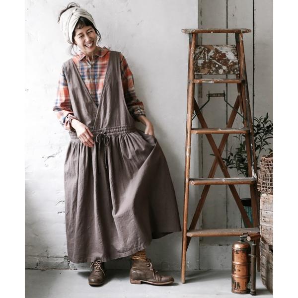 『セール実施中』参考価格：9，500円発売時期：2023年10月コンディション：B（目立つ使用感なし）使用感が少ない、または気にならないアイテム全体的：色あせ参考商品名：農夫さんのエプロンワンピ参考品番：w1b0116【商品に関する注意事項...