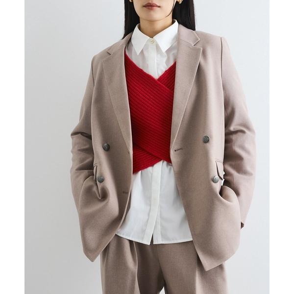 参考価格：8，899円発売時期：2024年08月コンディション：B（目立つ使用感なし）使用感が少ない、または気にならないアイテム首周り：汚れ参考商品名：【美easy】ウーリッシュWブレストテーラードジャケット【洗える】参考品番：2024-B...