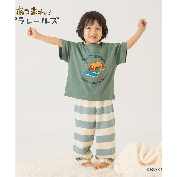 ZOZO問い合わせ番号:103624974ショップ:petit main，プティマインブランド:minimal，ミニマル商品名:【あつまれ!プラレールズ】おやすみパジャマカテゴリ:ルームウェア>ルームウェア/パジャマブランド品番:43...