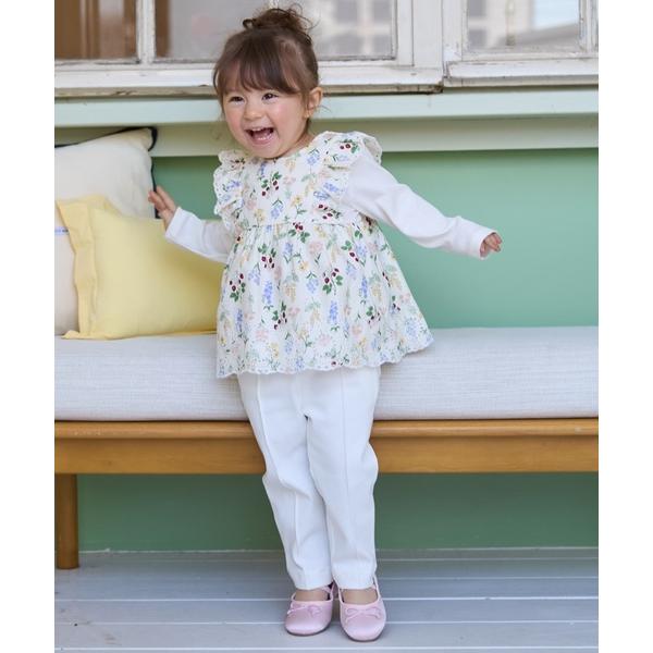 ZOZO問い合わせ番号:103624976ショップ:petit main，プティマインブランド:petit main，プティマイン商品名:【スマイル/防汚】ゆったりパンツカテゴリ:パンツ>その他パンツブランド品番:9661116素材:...