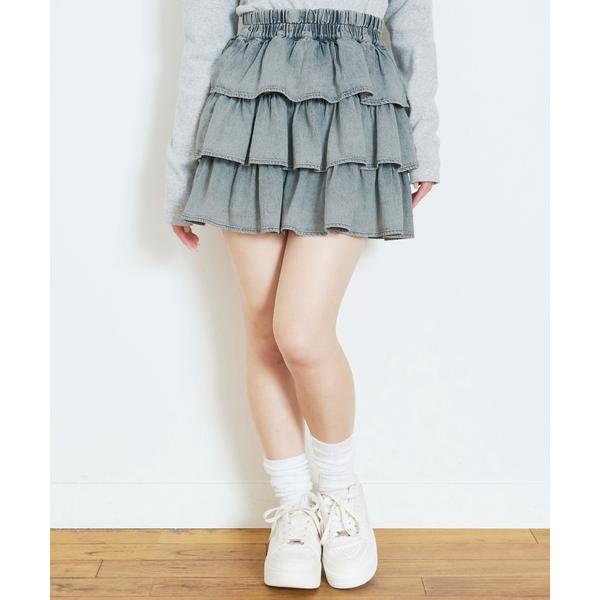 ZOZO問い合わせ番号:103624996ショップ:NARUMIYA ONLINE，ナルミヤ オンラインブランド:LOVETOXIC，ラブトキシック商品名:アソートティアードフリルスカートカテゴリ:スカート>スカートブランド品番:83...