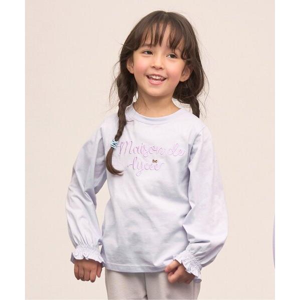 ZOZO問い合わせ番号:103625009ショップ:petit main，プティマインブランド:Lycee mine，リセマイン，petit main，プティマイン商品名:【速乾・UV・型崩れしない】【ムテキT】ロゴ刺しゅうシャーリングスリ...