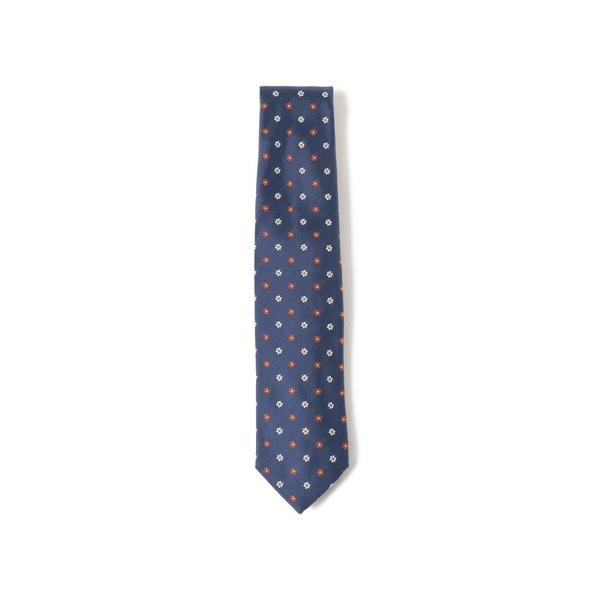 ZOZO問い合わせ番号:103625444ショップ:BEAMS MEN，ビームス メンブランド:BEAMS F，ビームスエフ商品名:シルク フラワー小紋柄 ジャカード ネクタイカテゴリ:フォーマルスーツ/小物>ネクタイブランド品番:2...