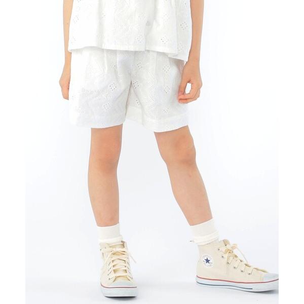 ZOZO問い合わせ番号:103625991ショップ:SHIPS KIDS，シップス キッズブランド:SHIPS，シップス商品名:SHIPS KIDS:100〜130cm / レース エンブロイダリー ショート パンツカテゴリ:パンツ>...