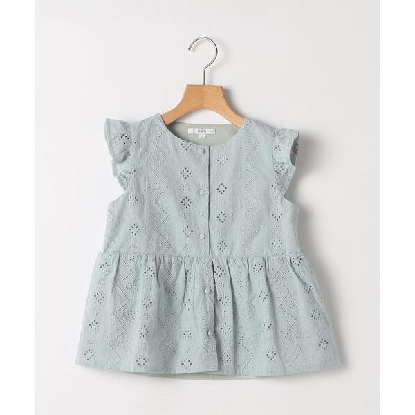 ZOZO問い合わせ番号:103626010ショップ:SHIPS KIDS，シップス キッズブランド:SHIPS，シップス商品名:SHIPS KIDS:80〜90cm / レース エンブロイダリー ペプラム ブラウスカテゴリ:トップス>...