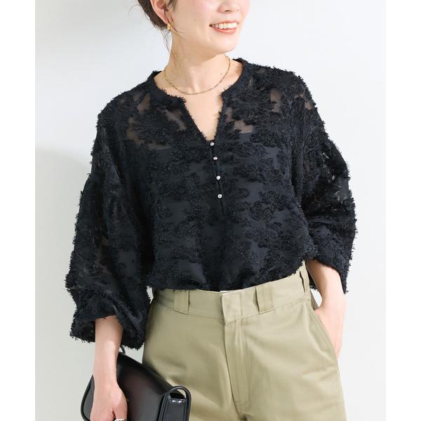 ZOZO問い合わせ番号:103626841ショップ:JOINT WORKS，ジョイントワークスブランド:B.C STOCK，ベーセーストック，Simplicite，サンプリシテ商品名:《追加9》手洗い可 / パフスリーブジャガードブラウスカ...