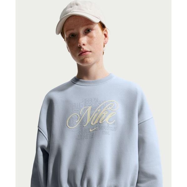 ZOZO問い合わせ番号:103626980ショップ:アルペンZOZOTOWN店，アルペンゾゾタウンテンブランド:NIKE，ナイキ商品名:ナイキ NIKE ナイキ YTH ガールズ NSW クラブ フリース BXY L/S クルー GFXカテ...