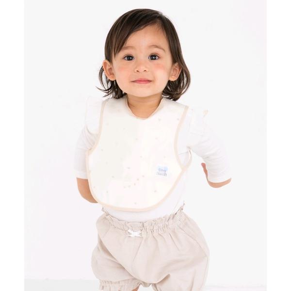 ZOZO問い合わせ番号:103627041ショップ:MAZEMAZE，マゼマゼブランド:Creme Chantilly，クリームシャンティ，WHIPCREAM，ホイップクリーム商品名:星柄お食事エプロンカテゴリ:ママ＆ベビー>マグ/哺...