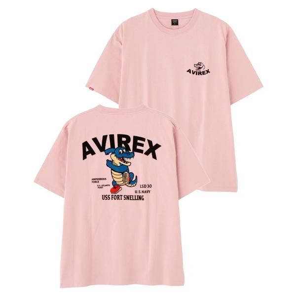 ZOZO問い合わせ番号:103627070ショップ:AVIREX，アヴィレックスブランド:AVIREX，アヴィレックス商品名:《WEB＆DEPOT限定》USS FORT SNELLING T-SHIRT / フォートスネリング ティーシャツ...