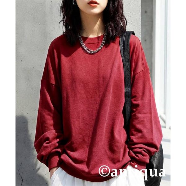 『タイムセール実施中』ZOZO問い合わせ番号:103627246ショップ:antiqua，アンティカブランド:antiqua，アンティカ商品名:長袖 無地 クルーネック マシュマロタッチ ニットカテゴリ:トップス>ニット/セーターブラ...