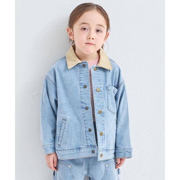 『セール実施中』ZOZO問い合わせ番号:103627559ショップ:pairmanon，ペアマノンブランド:pairmanon，ペアマノン，coucou manon，ククゥ マノン商品名:ユニセックス タグ付き カバーオール デニムジャケッ...