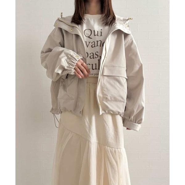 『タイムセール実施中』ZOZO問い合わせ番号:103628550ショップ:libelle more，リベル モアブランド:libelle more，リベル モア商品名:【テフロン加工／防汚機能／撥水】Eツイルギャザーブルゾン マウンテンパー...