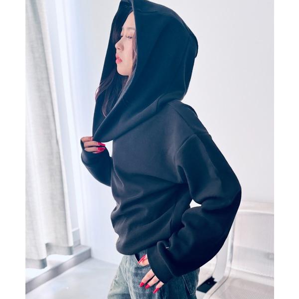 ZOZO問い合わせ番号:103628935ショップ:Auntie Rosa，アンティローザブランド:Y2K SYNAPSE FACTORY，ワイツーケー シナプスファクトリー商品名:【ボリュームネック】オフショルフーディカテゴリ:トップス&...