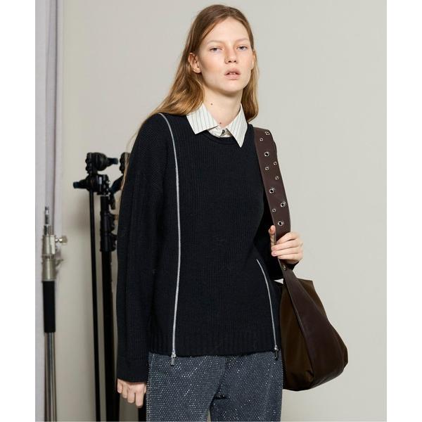 『セール実施中』参考価格：15，950円発売時期：2025年11月コンディション：A（使用感なし）数回使用した程度で使用感が感じられないアイテム参考商品名：Long Zipper Knit Pullover / ロングファスナ−ニット参考品...