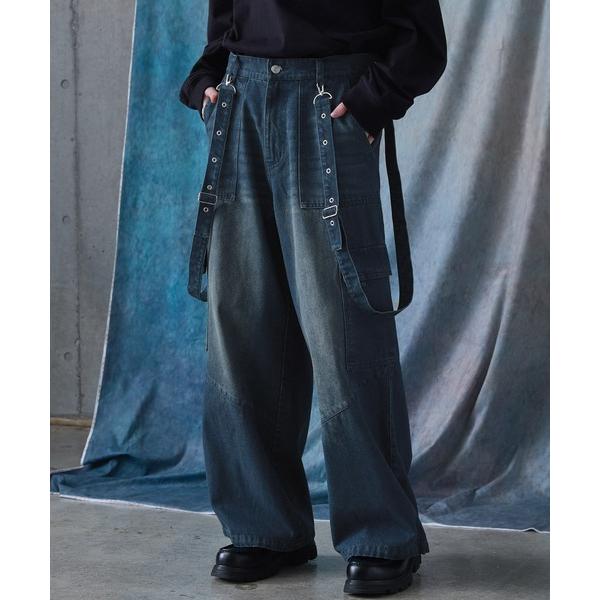 『タイムセール実施中』参考価格：6，980円発売時期：2025年03月コンディション：B（目立つ使用感なし）使用感が少ない、または気にならないアイテム内側：毛玉参考商品名：【SERACE】Vintage design suspenders ...