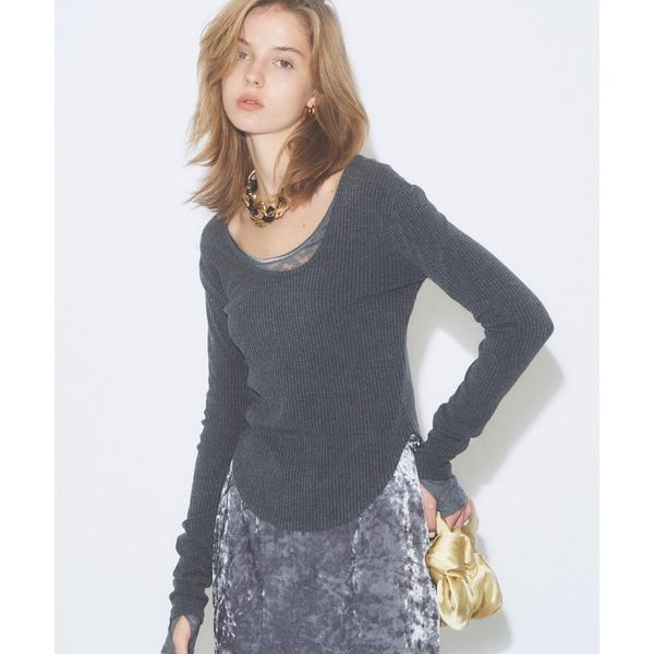 参考価格：4，950円発売時期：2023年08月コンディション：A（使用感なし）数回使用した程度で使用感が感じられないアイテム参考商品名：2way U neck rib top/2way Uネックリブトップス参考品番：YE75982980【...