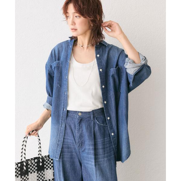 『セール実施中』参考価格：19，800円発売時期：2025年05月コンディション：B（目立つ使用感なし）使用感が少ない、または気にならないアイテム袖口・ポケット：ほつれ参考商品名：【MONN.:.(モン)】ライトデニムロングシャツ参考品番：...