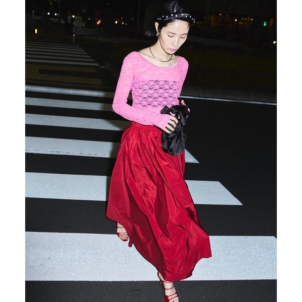 『セール実施中』参考価格：12，100円発売時期：2024年03月コンディション：B（目立つ使用感なし）使用感が少ない、または気にならないアイテム前身頃・後身頃：汚れ参考商品名：Voluminous taffeta skirt/ボリュームタ...