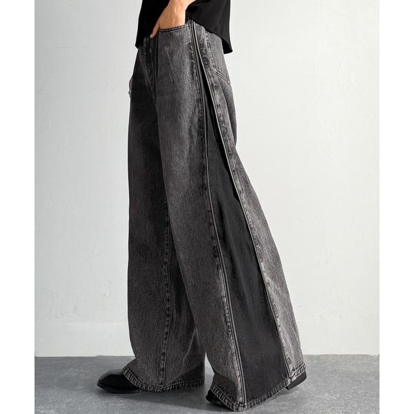 『タイムセール実施中』参考価格：7，999円発売時期：2025年03月コンディション：A（使用感なし）数回使用した程度で使用感が感じられないアイテム参考商品名：「3WAYサイドジップ」ヴィンテージ加工デニムパンツ(綿100％)／Vintag...