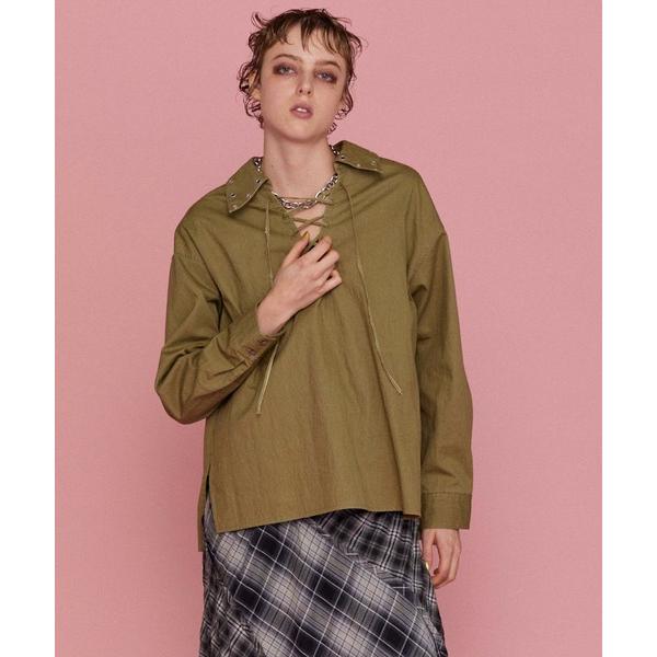 『セール実施中』参考価格：17，930円発売時期：2024年12月コンディション：A（使用感なし）数回使用した程度で使用感が感じられないアイテム参考商品名：Lace Up Oversize Pullover/レースアップブルオーバー【MAI...