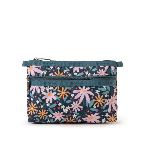 ZOZO問い合わせ番号:103664140ショップ:LeSportsac，レスポートサックブランド:LeSportsac，レスポートサック商品名:COSMETIC CLUTCH レトロデイジーズカテゴリ:財布/小物>ポーチブランド品番...