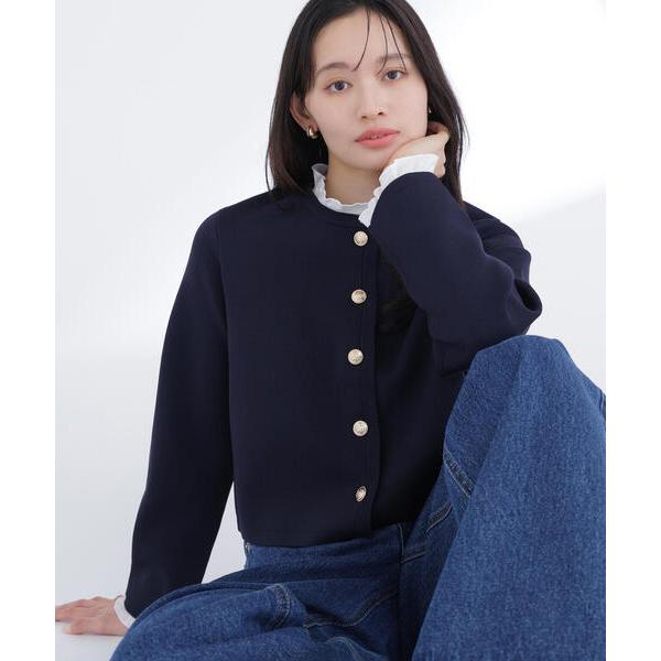 ZOZO問い合わせ番号:103664191ショップ:NATURAL BEAUTY BASIC，ナチュラルビューティーベーシックブランド:NATURAL BEAUTY BASIC，ナチュラルビューティーベーシック商品名:◇フリルドッキングニッ...