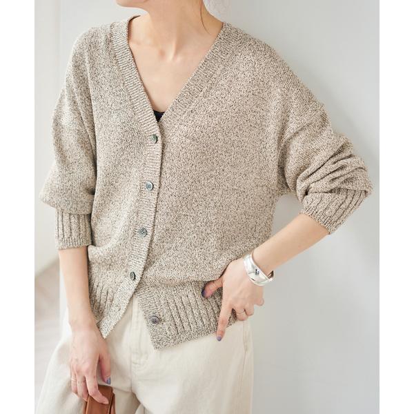 ZOZO問い合わせ番号:103664377ショップ:Spick &amp; Span，スピック アンド スパンブランド:Spick &amp; Span，スピックアンドスパン商品名:《追加》レーヨンペーパーヤーンVネックカーディガンカテゴリ...