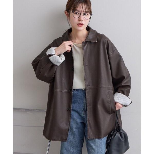 『タイムセール実施中』ZOZO問い合わせ番号:103664490ショップ:DISCOAT，ディスコートブランド:DISCOAT，ディスコート商品名:【Enlude】フェイクレザーショートコート《ユニセックス》カテゴリ:ジャケット/アウター&...