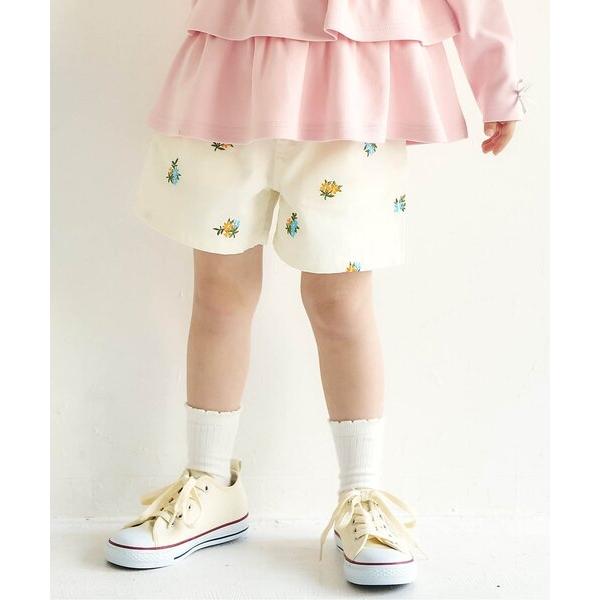 ZOZO問い合わせ番号:103664631ショップ:F.O.Online Store，エフオーオンラインストアブランド:apres les cours，アプレレクール商品名:ハート・フラワー刺繍ショートパンツ_ジュニア対応カテゴリ:パンツ&...