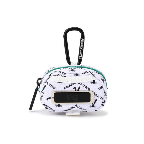 ZOZO問い合わせ番号:103664889ショップ:the HOUSE，ザハウスブランド:PEARLY GATES，パーリーゲイツ商品名:【PEARLY GATES】ロゴうさぎアーガイル柄ボールポーチ (UNISEX)カテゴリ:アウトドア/...