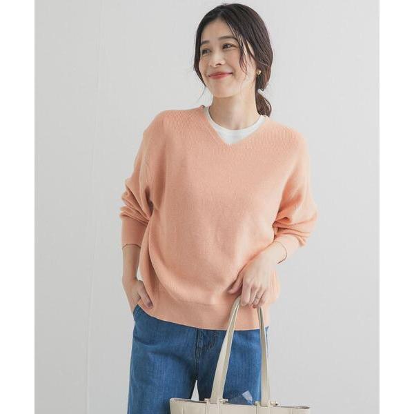 ZOZO問い合わせ番号:103665158ショップ:URBAN RESEARCH DOORS，アーバン リサーチ ドアーズブランド:URBAN RESEARCH DOORS，アーバンリサーチドアーズ商品名:コットン畦Vネックニットカテゴリ:...