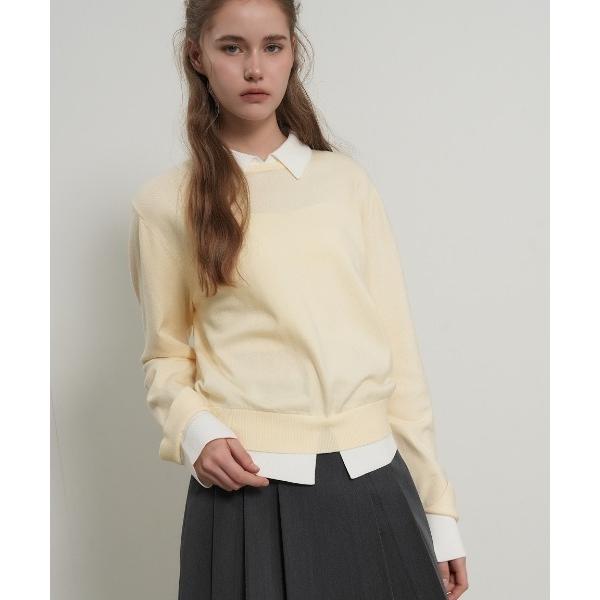 ZOZO問い合わせ番号:103665458ショップ:GENERAL IDEA，ジェネラルアイディアブランド:GENERAL IDEA，ジェネラルアイデア商品名:【GENERAL IDEA】レイヤード襟付きプルオーバー / relaxed c...