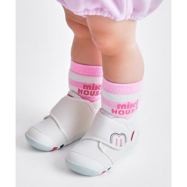 ※このアイテムは返品・交換対象外商品です。ZOZO問い合わせ番号:103665513ショップ:MIKI HOUSE，ミキハウスブランド:MIKI HOUSE，ミキハウス商品名:【WEB限定】55周年記念モデル ファーストベビーシューズカテゴ...