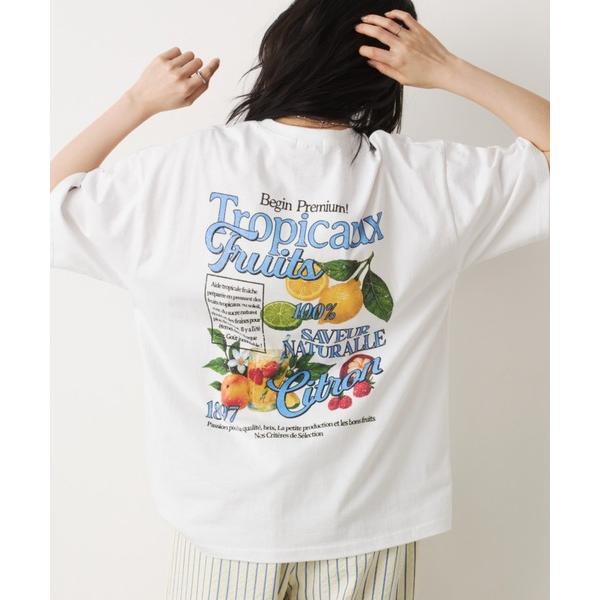 ZOZO問い合わせ番号:103666117ショップ:YARD PLUS/AUNT MARIE'S，ヤードプリュス/アントマリーズブランド:Unitage，ユニテージ商品名:フルーツプリントBIG TEEカテゴリ:トップス>Tシャツ/カ...