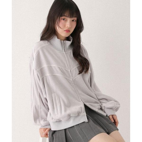 『タイムセール実施中』ZOZO問い合わせ番号:103666246ショップ:Heather，ヘザーブランド:Heather，ヘザー商品名:ベロアレースラインブルゾン　648095カテゴリ:ジャケット/アウター>ブルゾンブランド品番:64...